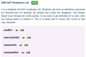 SAT Vocabulary List: 3000 Words and Practice